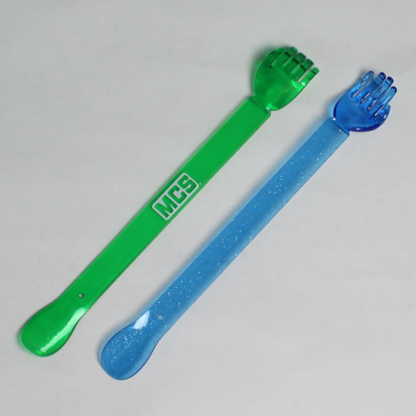 Colorful Plastic Foot Scratcher Multi-tickle shoes pull out 2-in-1 ...