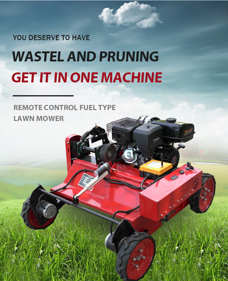 High Quality CE Approve Grass Cutting Machine robot Brush Cutter For Agriculture electric remote control flail lawn mower BestSuppliers