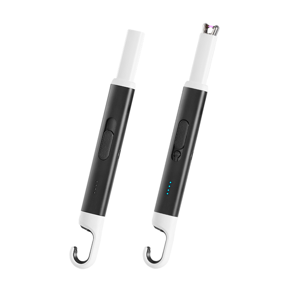 Easy to carry safe nice arc induction electric lighters with hook ...