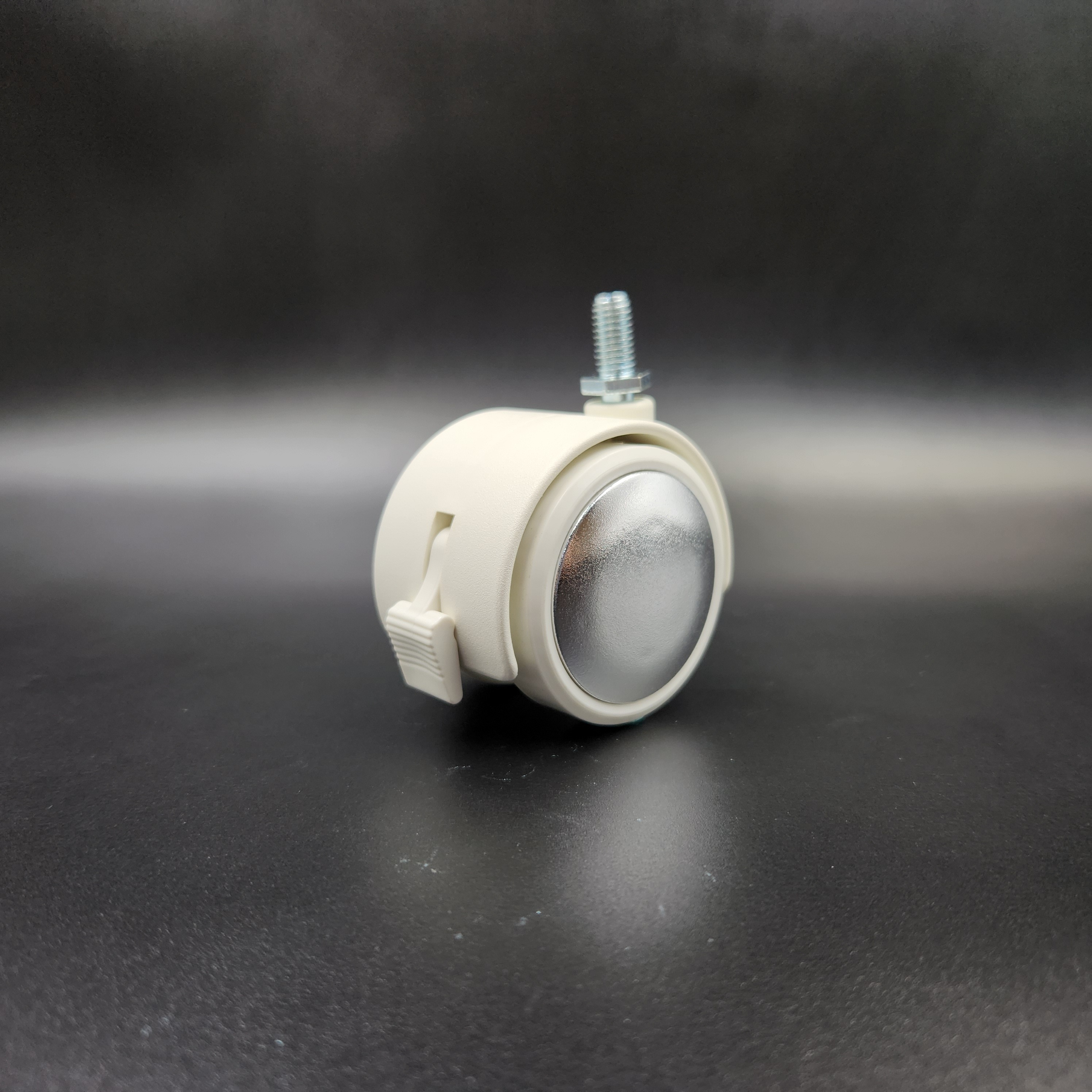 Taiwan made universal type customized silent caster wheel with brake ...
