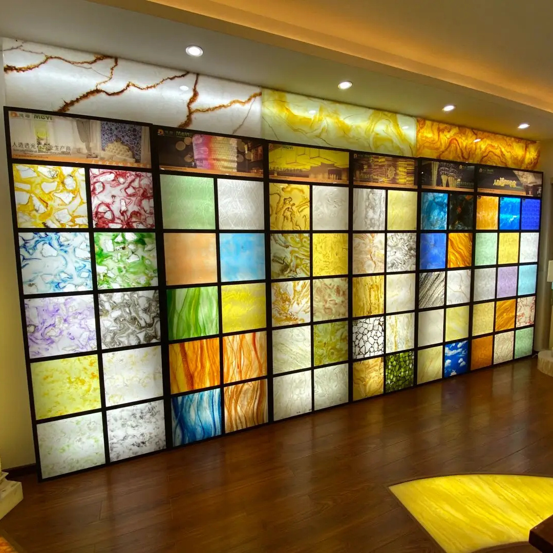 manufacture supplier translucent artificial stone wall panel ...