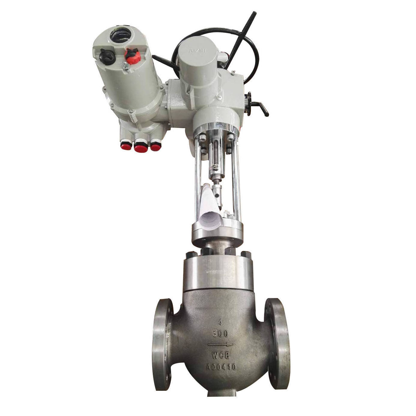 Control Valve Motor Type Globe Dn50 Cylinder Piston Electronic Actuator ...