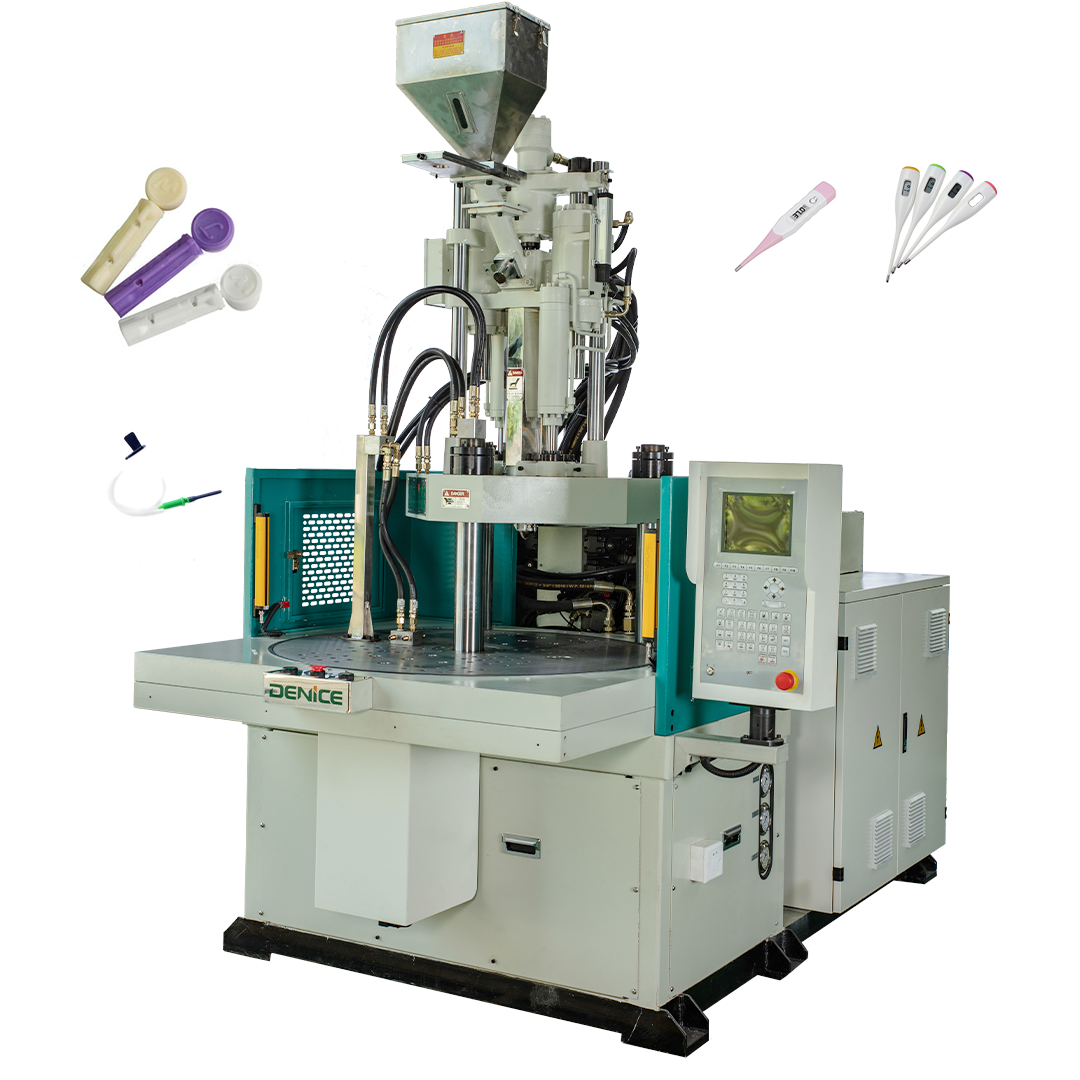 China New DV-2100.2R Rotary Table hybrid vertical injection molding ...