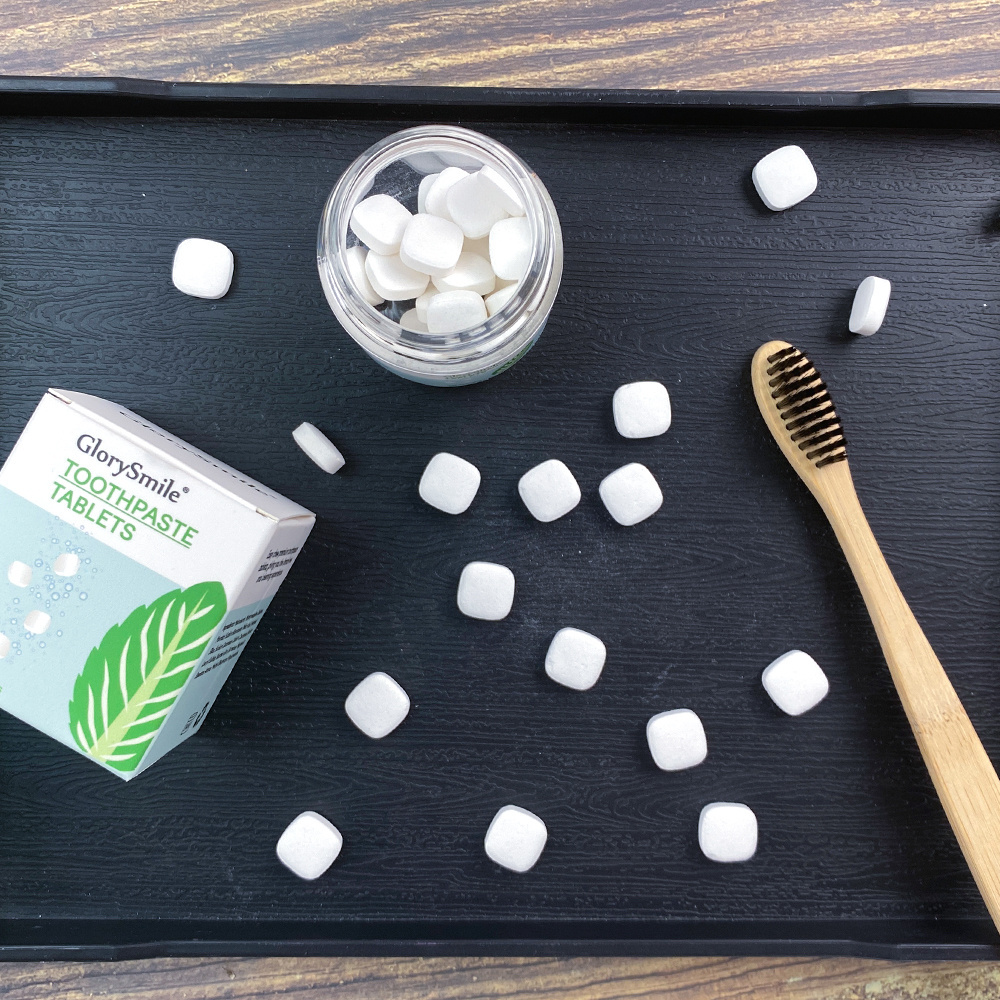 30 Tablets Teeth Whitening Toothpaste Tablets Fluoride Free Solid ...