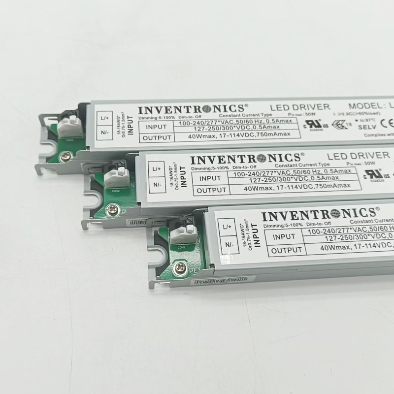 Inventronics LUD-040S075DSF 40W Programmable IP20 Driver 40w ultra slim ...