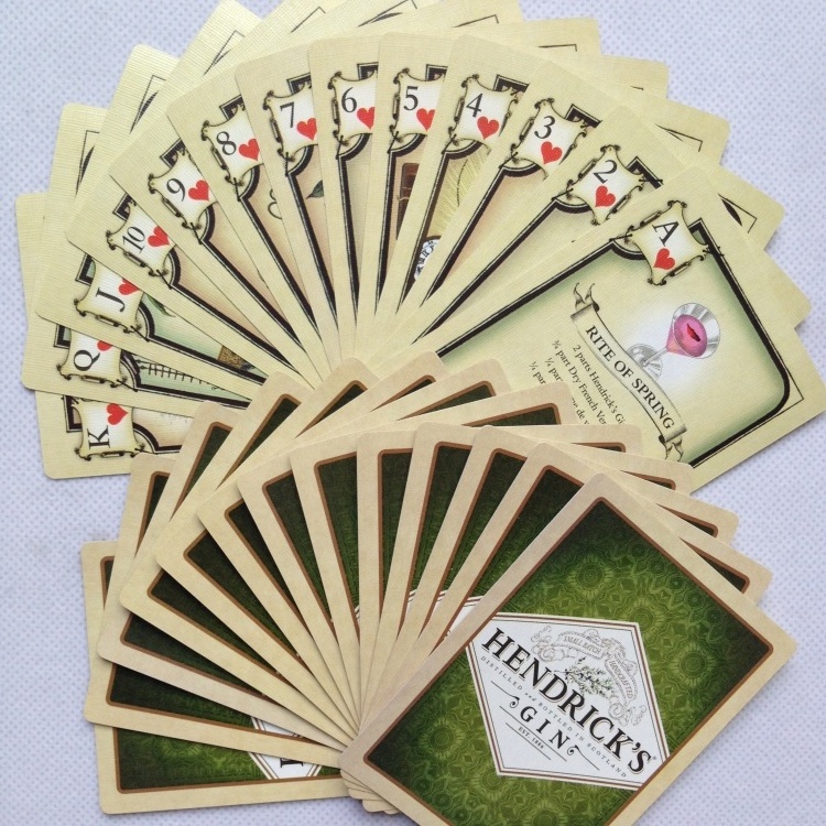 Classic embossed paper cards accept cards customize small font 63*88mm ...