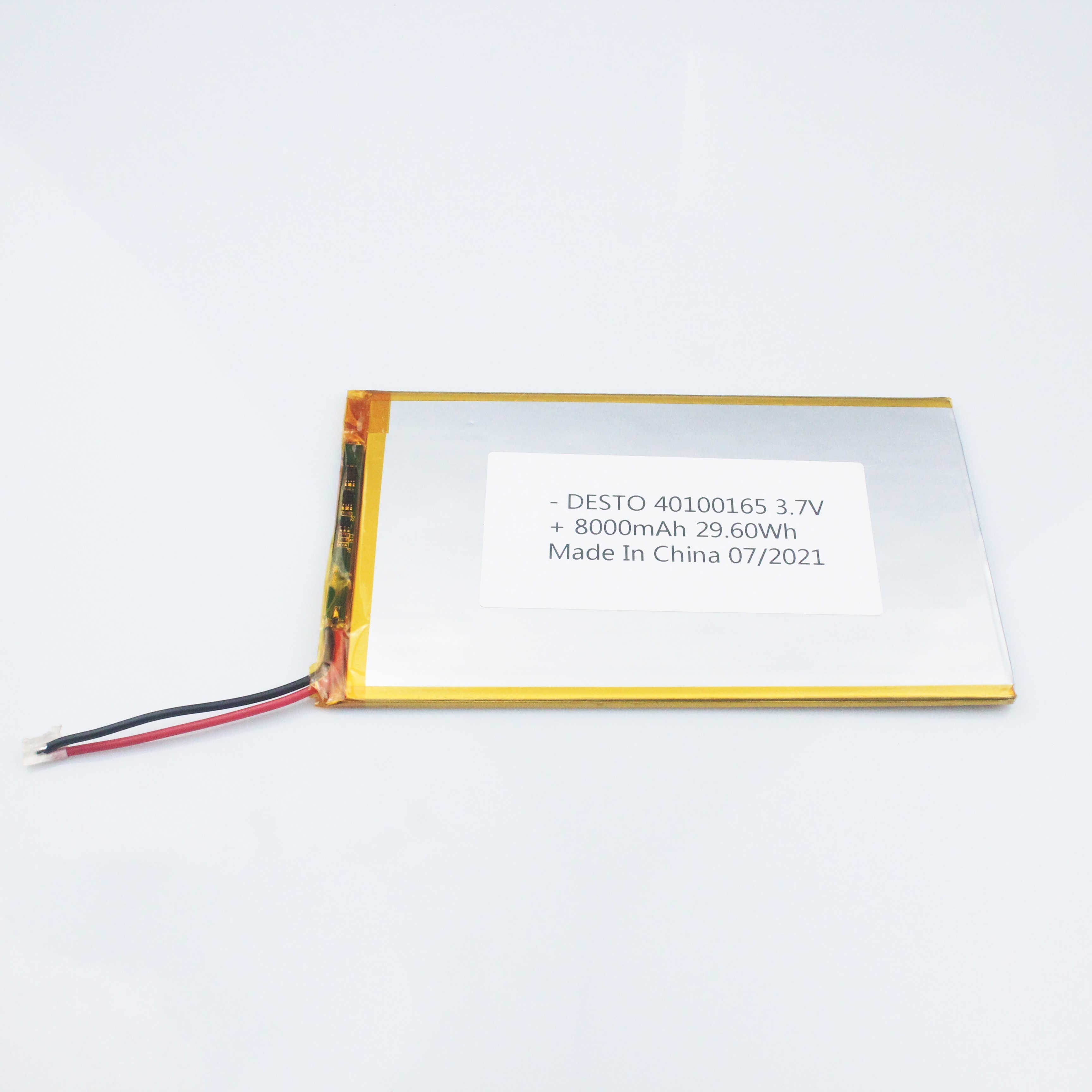 Tablet lithium ion battery 8000mah rechargeable 5V charging lipo ...