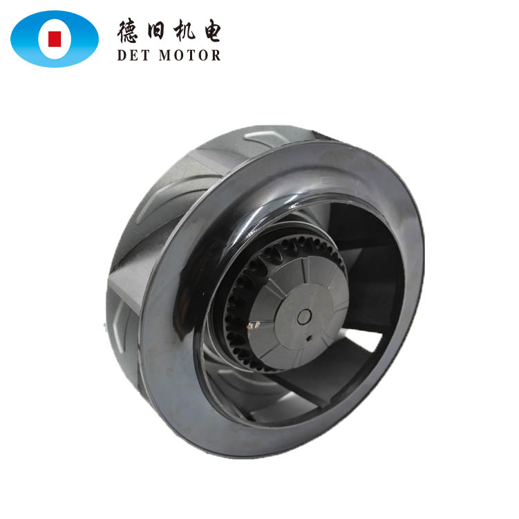 AC Backward Curved Capacitor External Rotor Motor IP44 Centrifugal Fan ...