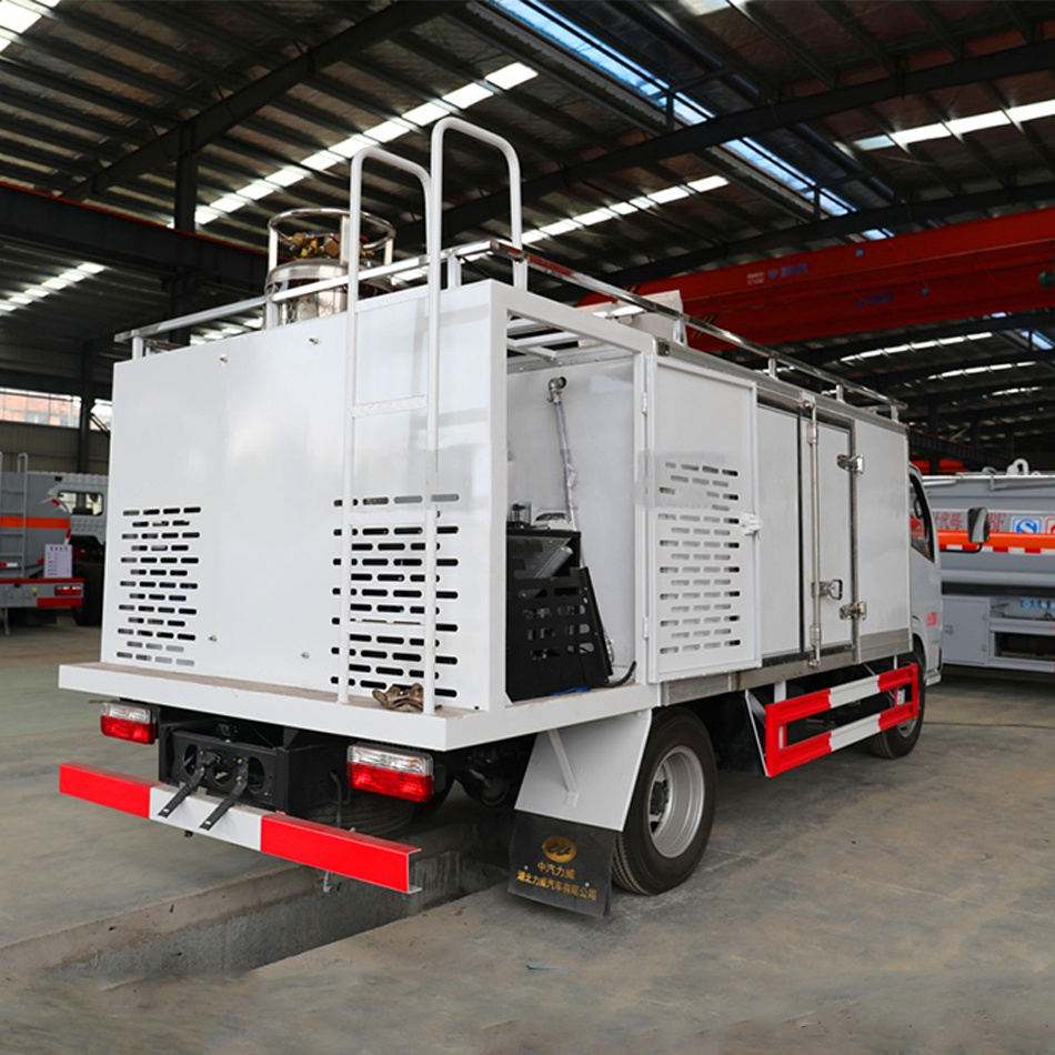 refrigerated cold room van truck small Cooling Van/vegetable Transport ...