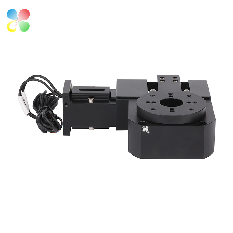 C&K OEM ODM 80*80mm Motorized Rotation Stage For Optic Supply Motorized ...