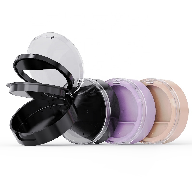 Custom plastic cosmetic eyeshadow compact case packaging empty BB CC ...