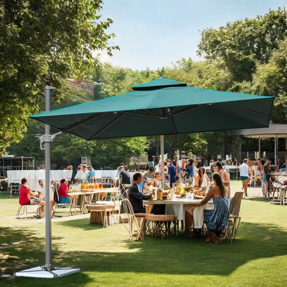 FEAMONT Wholesale Economic Large Parasol Outdoor Garden Double Top ...