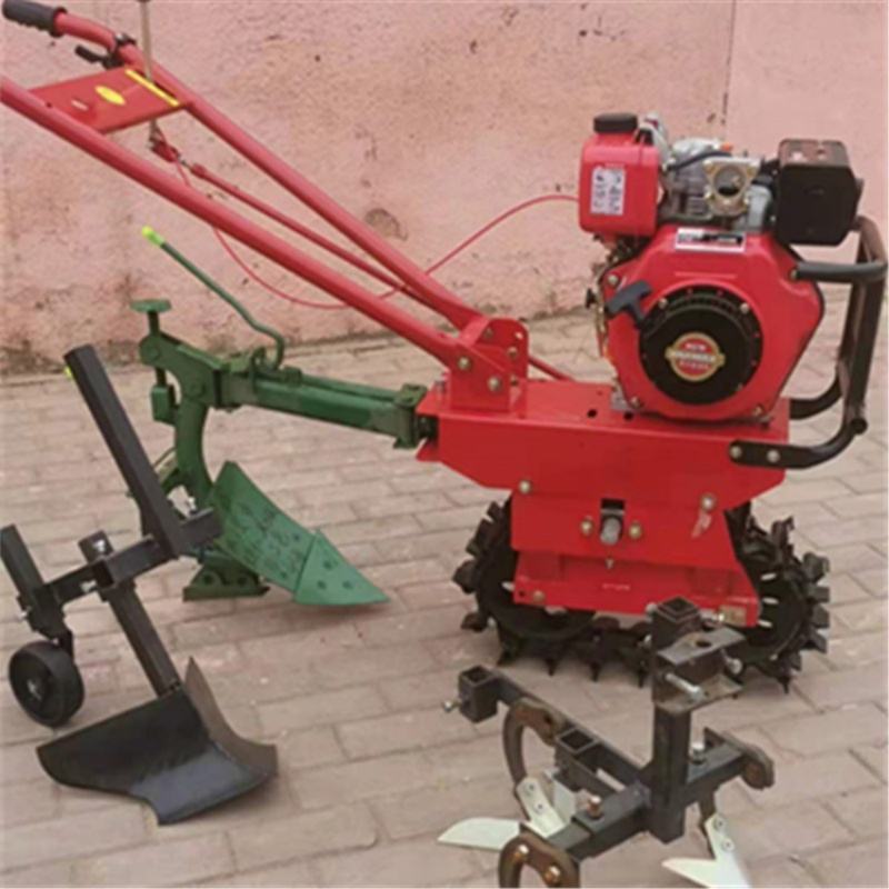 Mini Self Propelled Power Cultivator Small Plough Machine Gasoline And ...