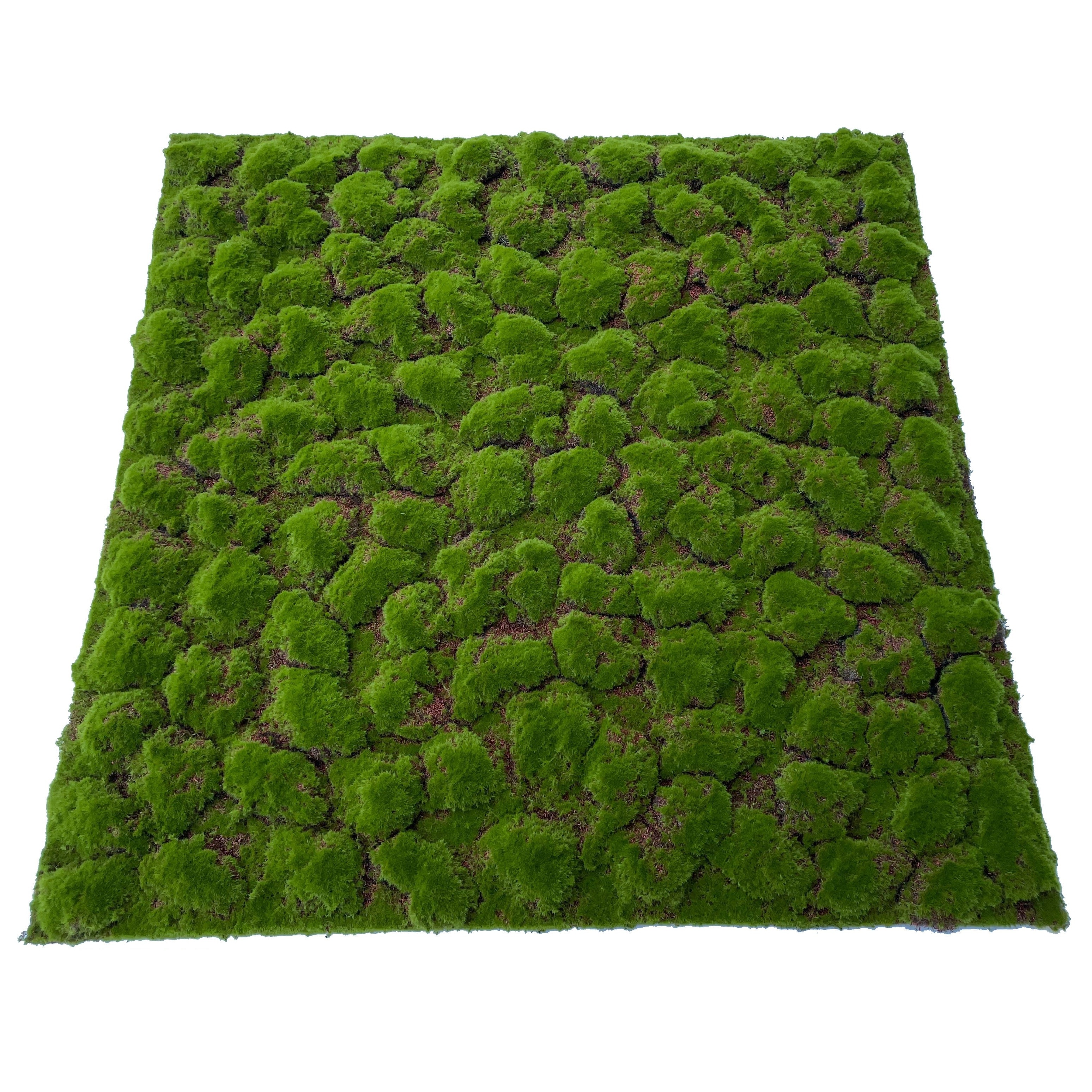 100cm*100cm Moss Mat Artificial Grass Square Flat Faux Synthetic Grass ...