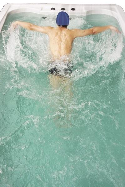 Degaulle endless swimming pool jet training machine shipping container ...