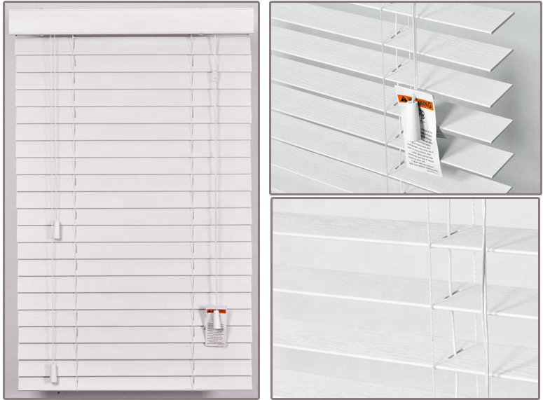 smart 2 inch cordless faux wood pvc mini blinds pvc automatic shutter ...