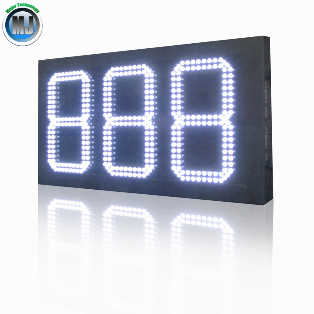 Customized IP65 waterproof 8 inch seven segment led display ...