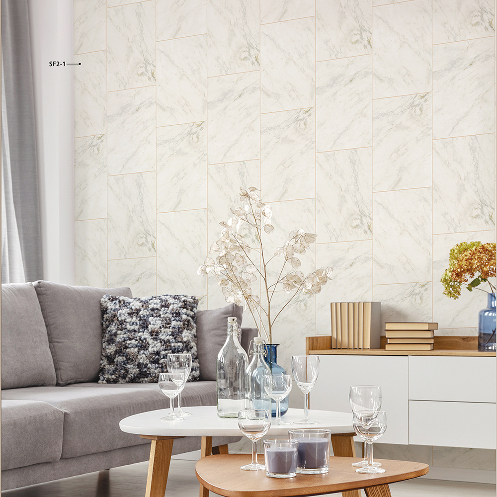 Modern Design PVC Wall Paper Marble Wallpaper 3D Interior Decoration ...
