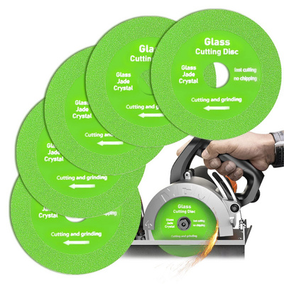 Glass Cutting Disc Pack of 5 Diamond Cutting Disc Saw Blade Suitable for 4 Angle Grinder BestSuppliers