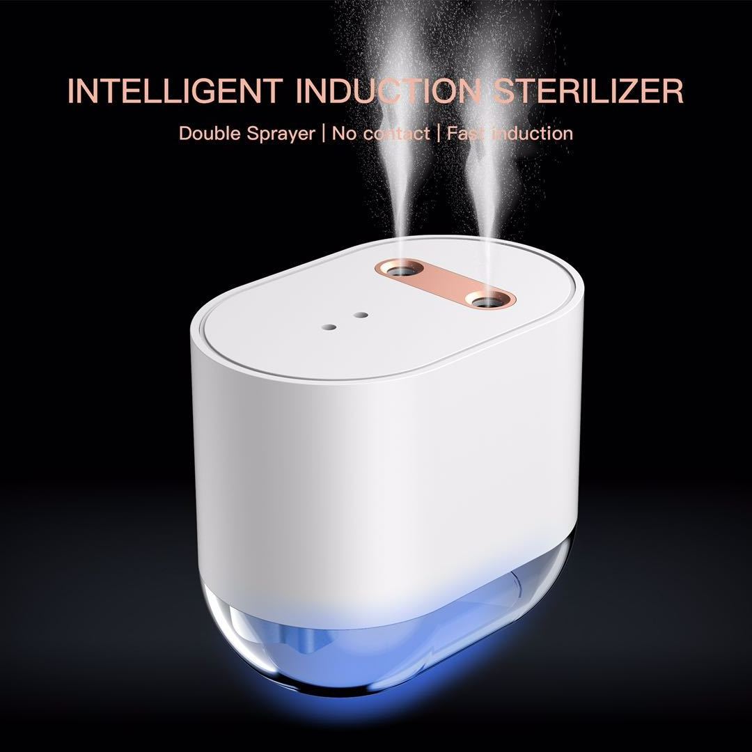 2021Newest design Double Hole Automatic Alcohol Dispenser, Touchless ...