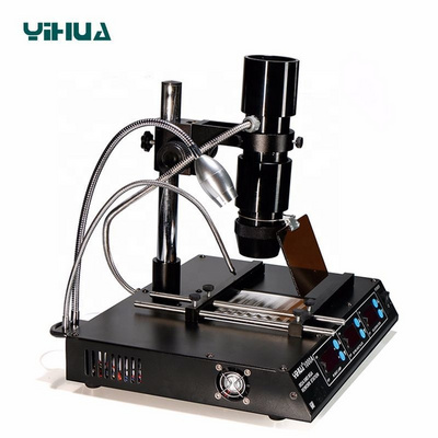 YIHUA Infrared BGA Rework Station 3 In 1 Lead Free Soldering Station Motherboard Repair Soldering Iron Desoldering Station BestSuppliers
