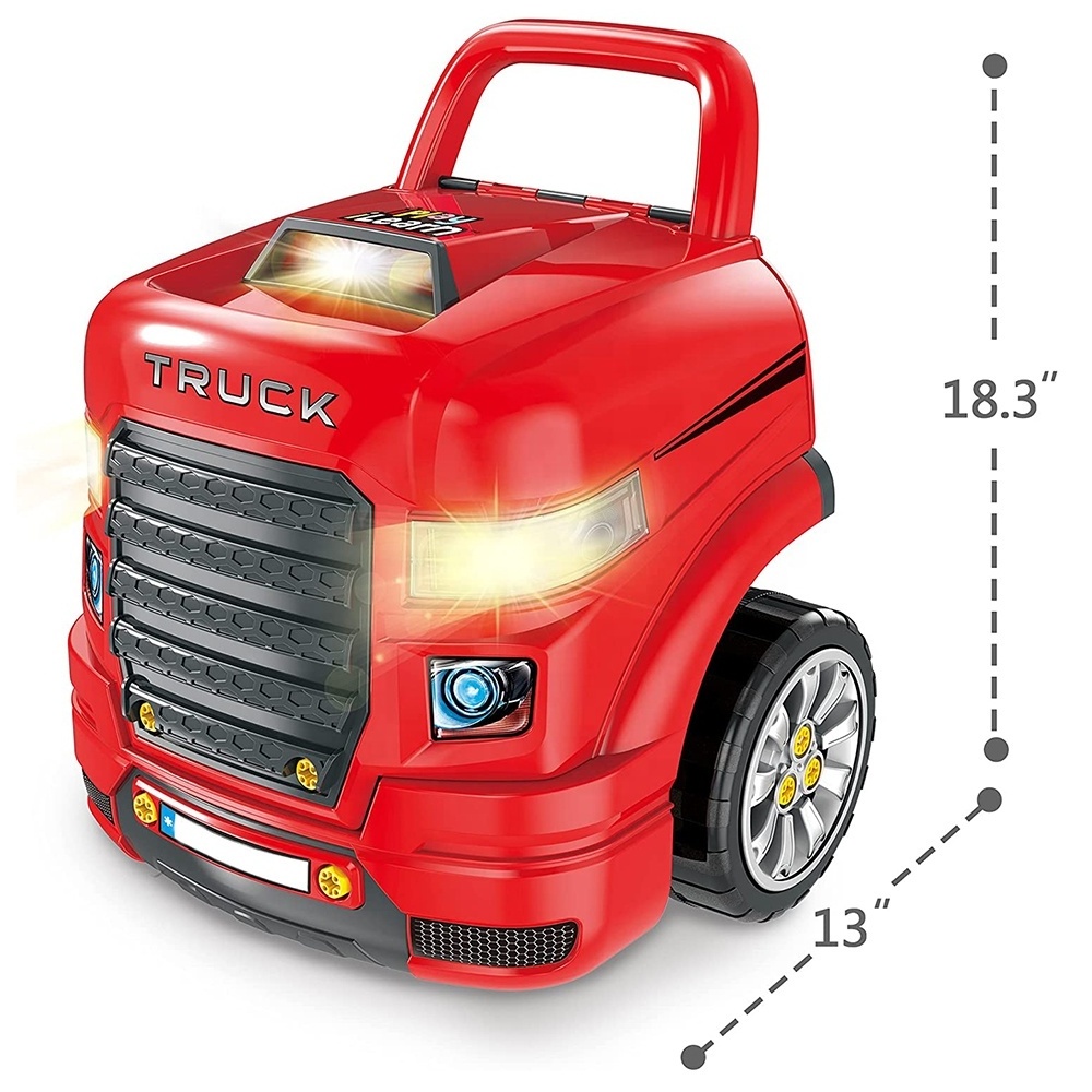 Kids Mechanic Repair Set Large Truck Engine Toy Take Apart Motor ...