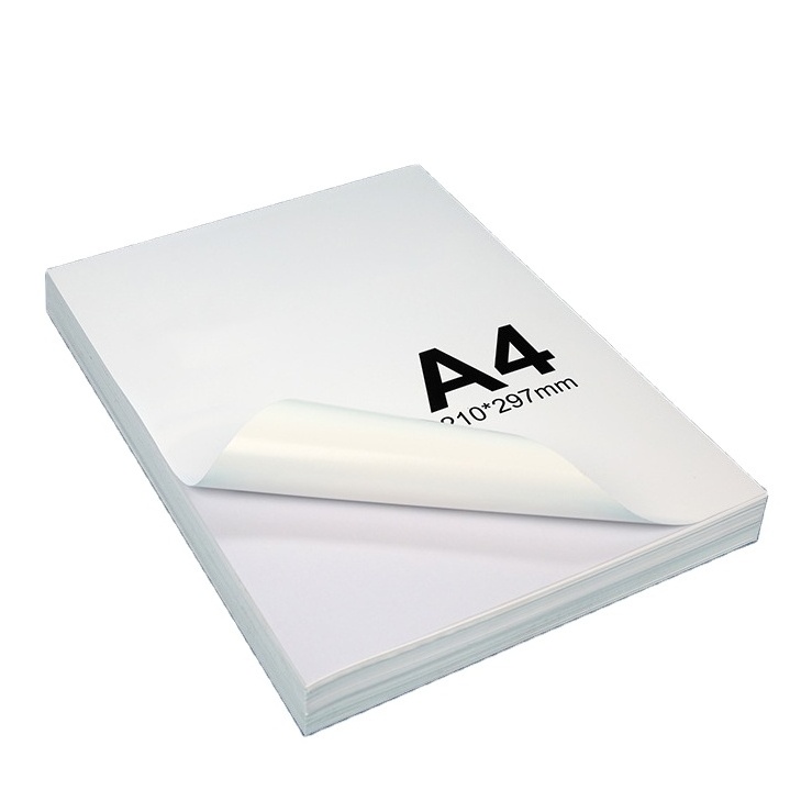 Custom Matte Inkjet Printable Vinyl A4 Sticker Paper Blank Waterproof ...