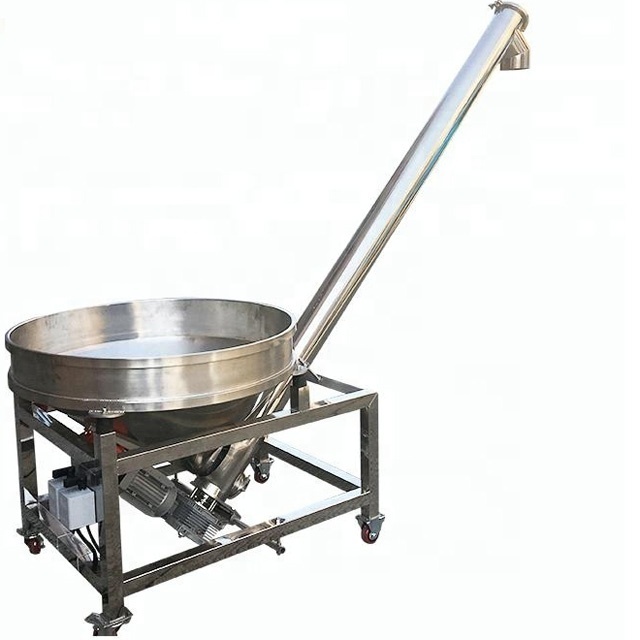 Food grade salt sugar powder auger screw feeder auger feeder with 230L ...