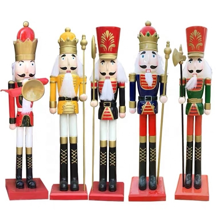 Fiberglass Figurine 10ft life size nutcracker ornament/ 10ft nutcracker ...