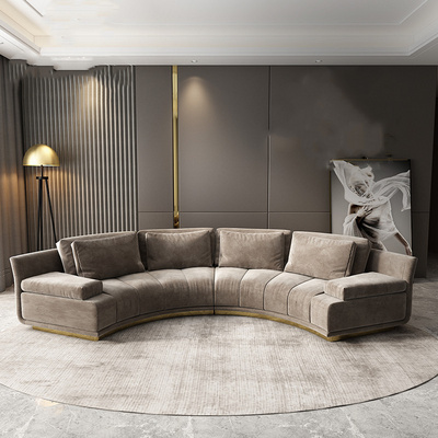 C shape recliner upholstered living room velvet sectional sofa set furniture modern luxury sofas BestSuppliers