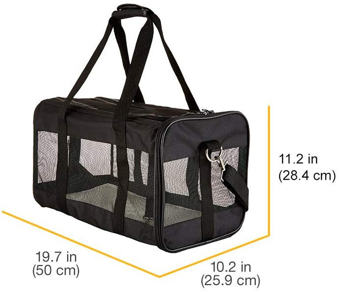Custom Portable Travel Easy Carry Airline Approved Soft-Sided Dogs Cats ...