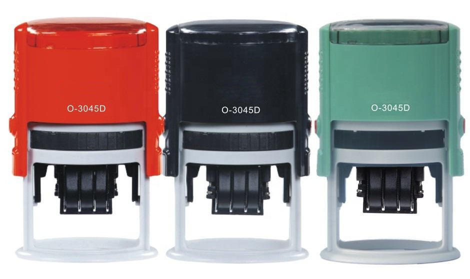 Customized Logo Office School Self Ink Stamp Rubber DIY Automatic Make ...