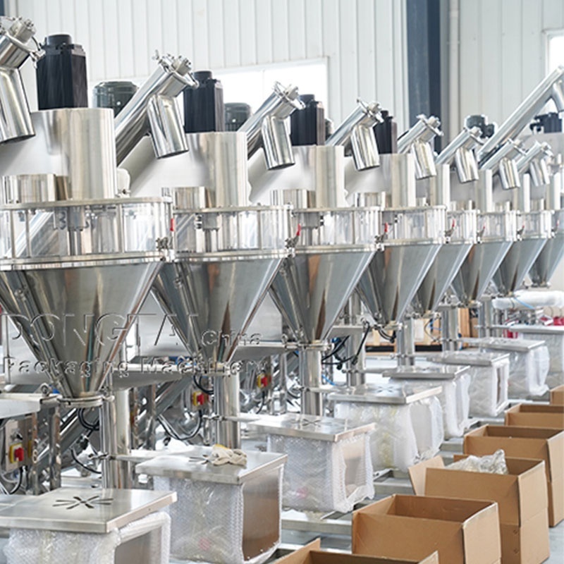 semi automatic powder milk detergent powder 10 kg powder packaging ...