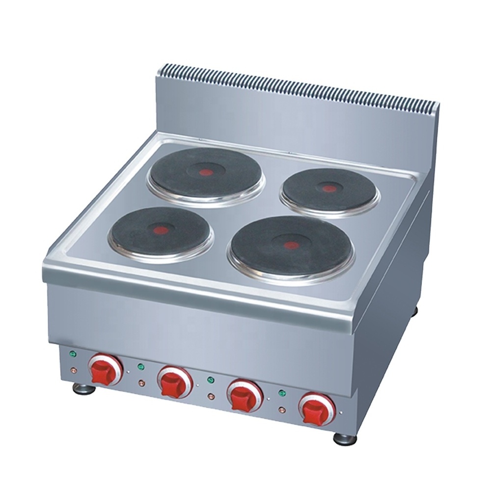 High Quality Commercial Electric Stove Cooking Hot Countertop 4 Burner ...