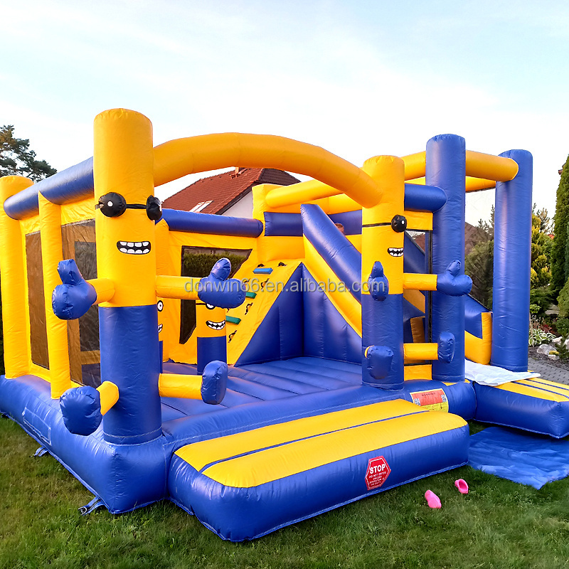 Commercial inflatable obstacle course inflatable trampoline slides ...