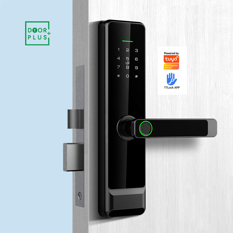 Doorplus Waterproof Smart Lock WIFI App Control Biometric Smart Door ...