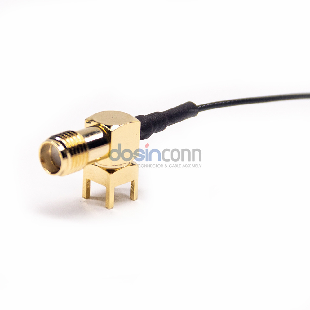 DOSIN SMA RF Coaxial Pigtail Pitail IPEX-SMA Connector 1.13 Extension Custom Cable Assembly ...