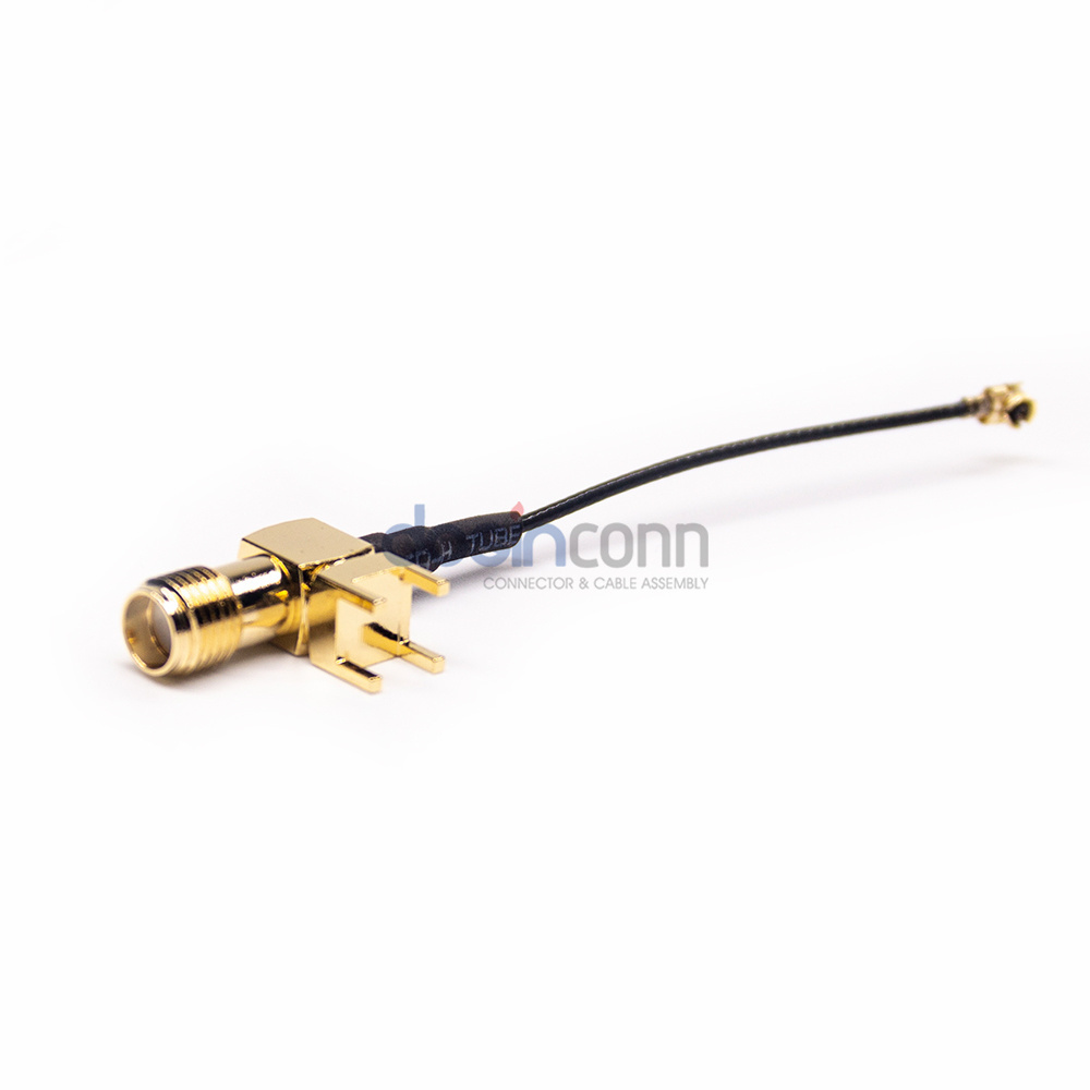 DOSIN SMA RF Coaxial Pigtail Pitail IPEX-SMA Connector 1.13 Extension Custom Cable Assembly ...