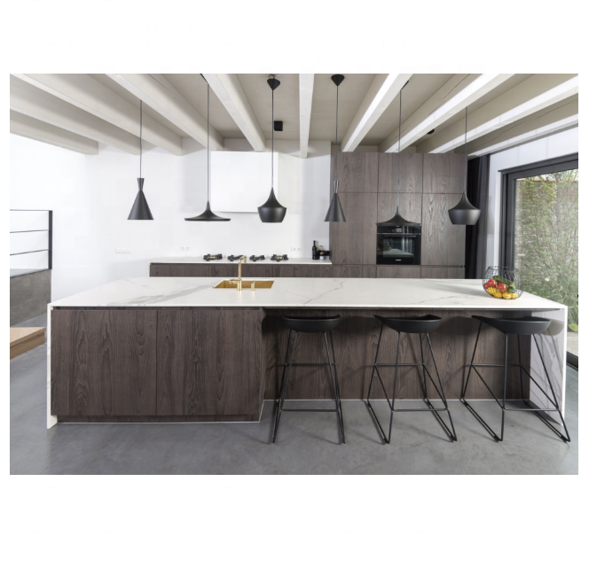 High-end prefab granite modern kitchen island countertop design ...