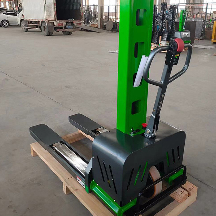 Full Electric Self Lift Stacker Self Loading Pallet Truck Load capacity ...