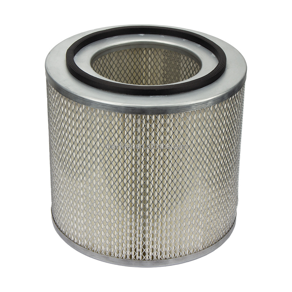 Dust filter cylinder gas turbine intake metal screen wood pulp fiber ...