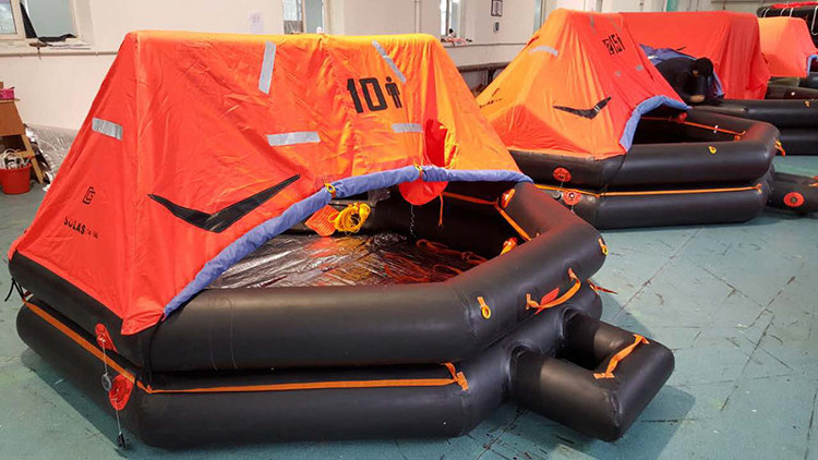 Custom OEM Marine Survival Open Reversible rafts inflatable life raft ...
