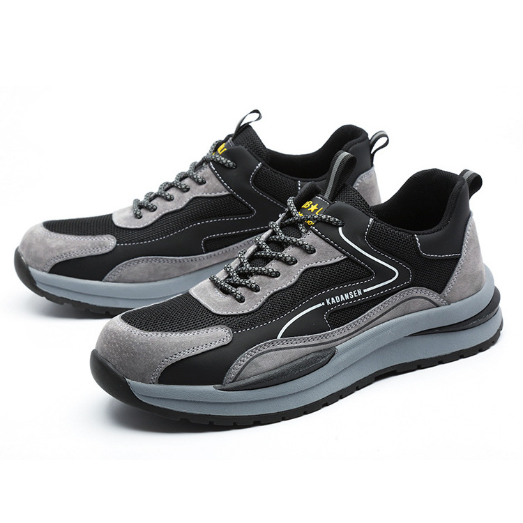 Custom Anti Puncture Steel Toe New Protective Work Boots Safety Shoes ...