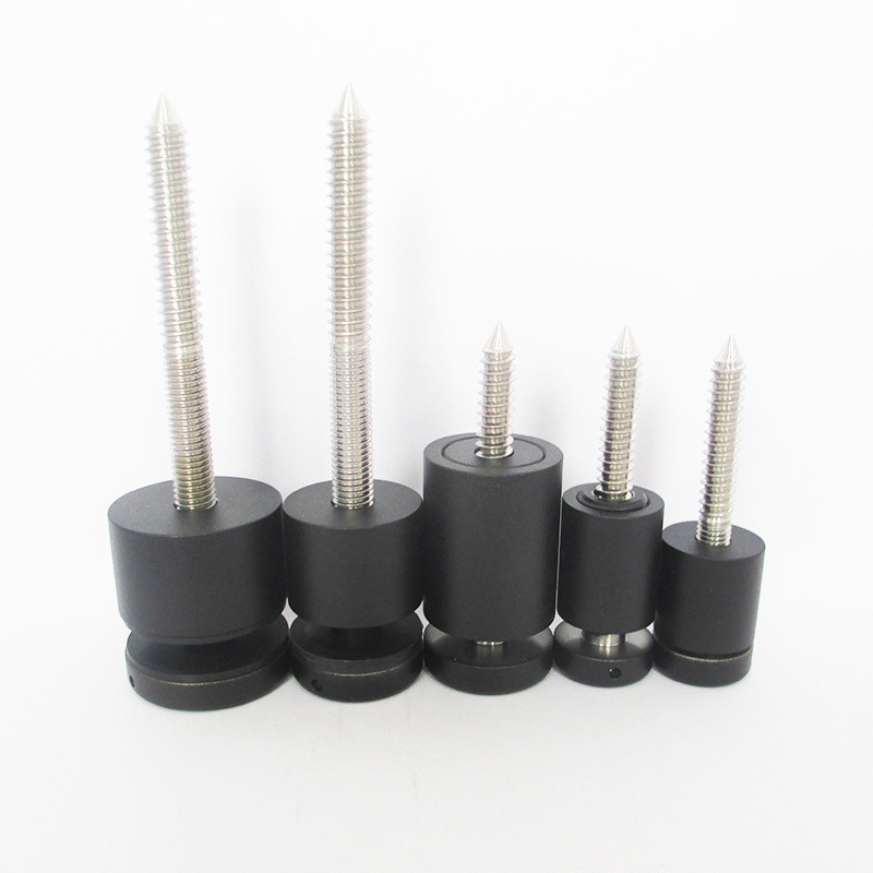 Stainless steel 316 wall mounted glass standoff pin for glass pool ...