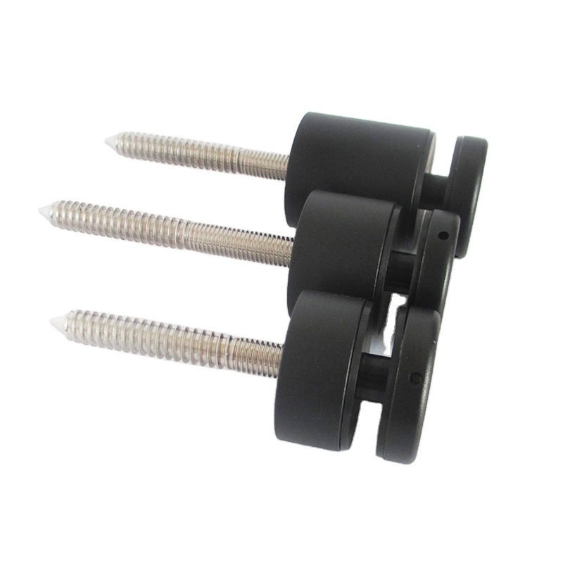 Stainless steel 316 wall mounted glass standoff pin for glass pool ...