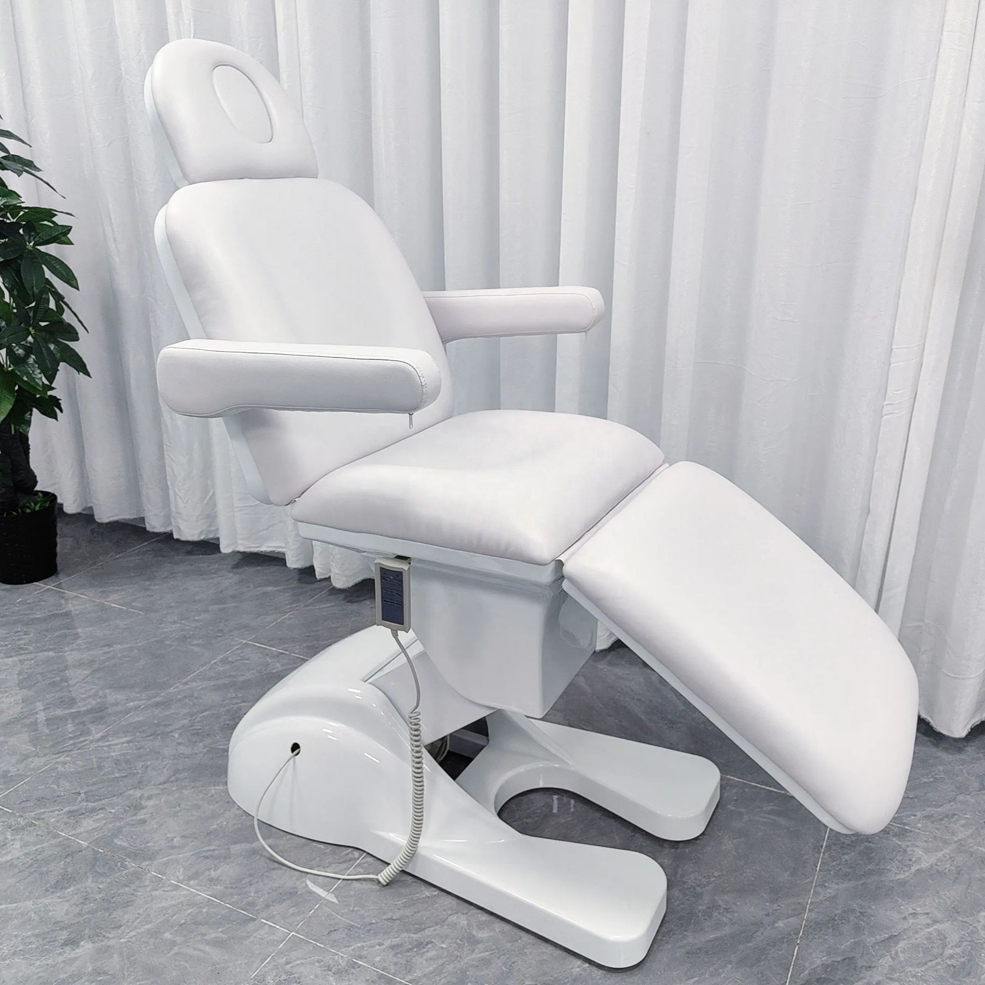 Beauty salon SPA bed Medical Spa Massage adjustable electric facial bed ...