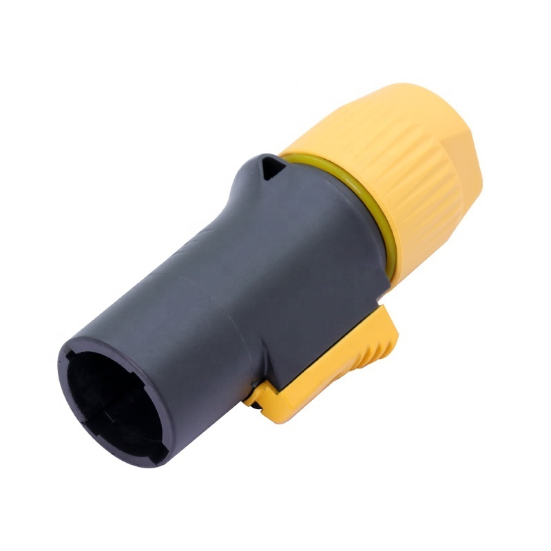 IP65 Waterproof 3PIN AC Power Cable Connector Male Plug Connector OUT ...