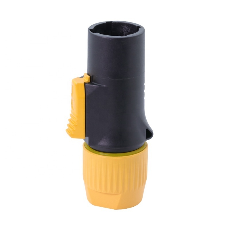 IP65 Waterproof 3PIN AC Power Cable Connector Male Plug Connector OUT ...