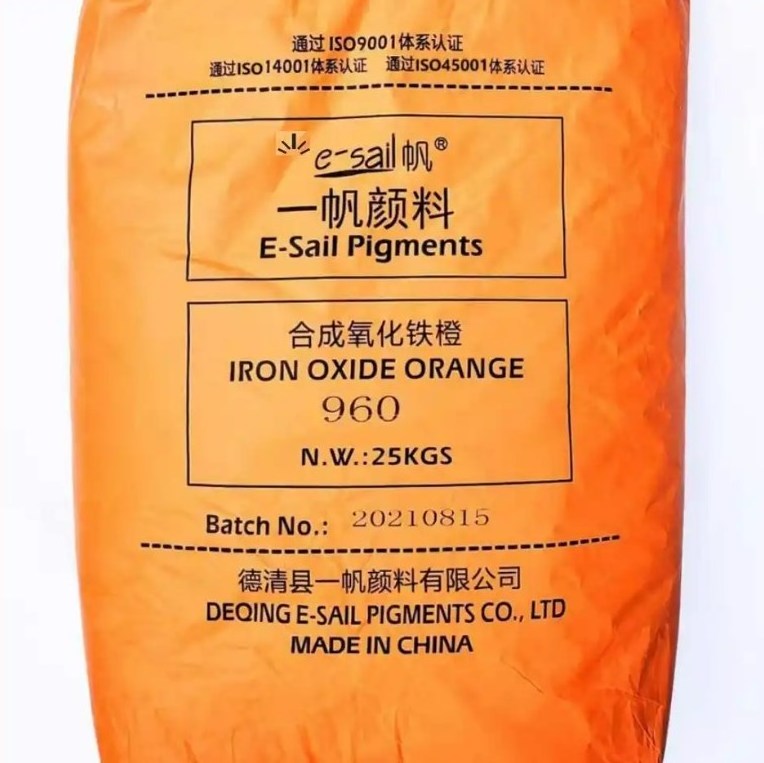 Guaranteed Quality Proper Price Orange En Poudre Iron Oxide Pigment For ...