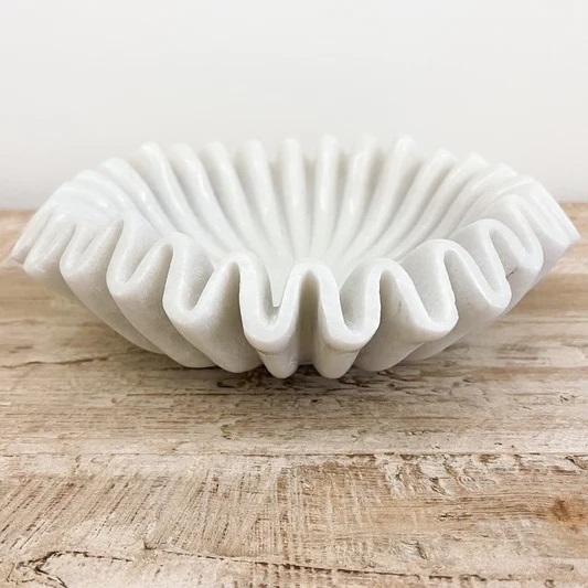 Customized stone wall round stripe border fluted panel slab flute ...